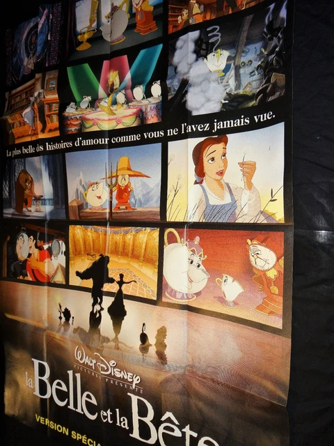 LA BELLE ET LA BETE THE BEAUTY AND THE BEAST affiche cinema animation ...