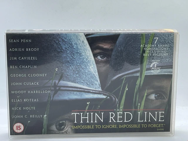 THE THIN RED Line on VHS Cassette Tape Rare Landscape Cover £19.99 ...