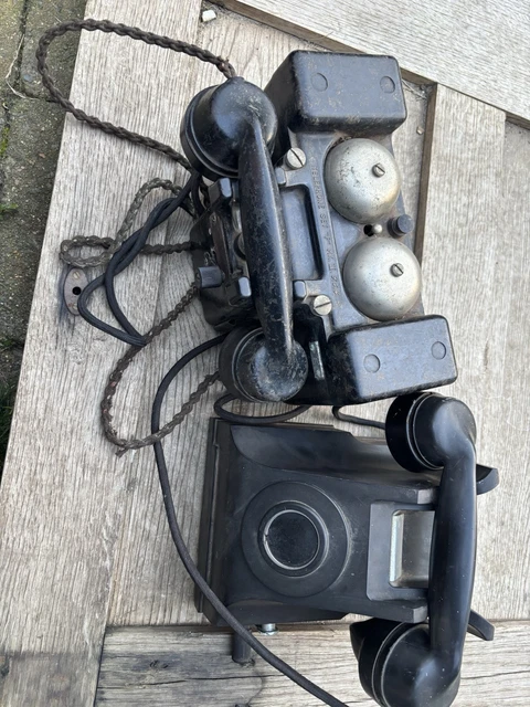 WW2 BUNKER TELEPHONE Set F Mk11 G.e.c £34.03 - PicClick UK