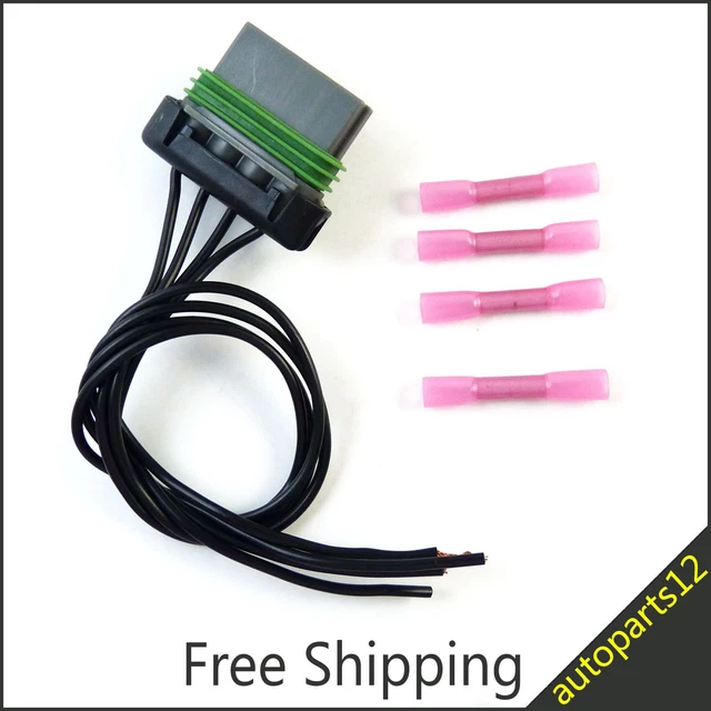 PT1231 BLOWER MOTOR Resistor Connector Pigtail Harness Fit Colorado ...