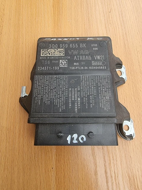 VOLKSWAGEN PASSAT B8 Airbag Control Module Unit 3Q0959655Bk No Crash £ ...