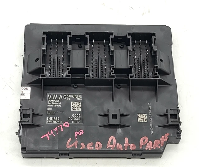 VOLKSWAGEN TIGUAN BCM Bcu Body Control Module Vw 2009-2011 5K0937087Q ...