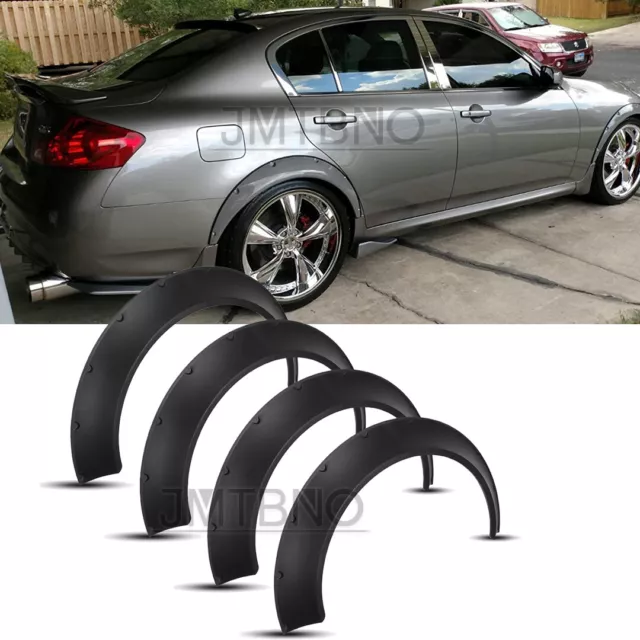 FENDER FLARES EXTRA Wide Body Kit Wheel Arches For Infiniti G35 G37 ... FENDER FLARES EXTRA Wide Body Kit Wheel Arches For Infiniti G35 G37 ...