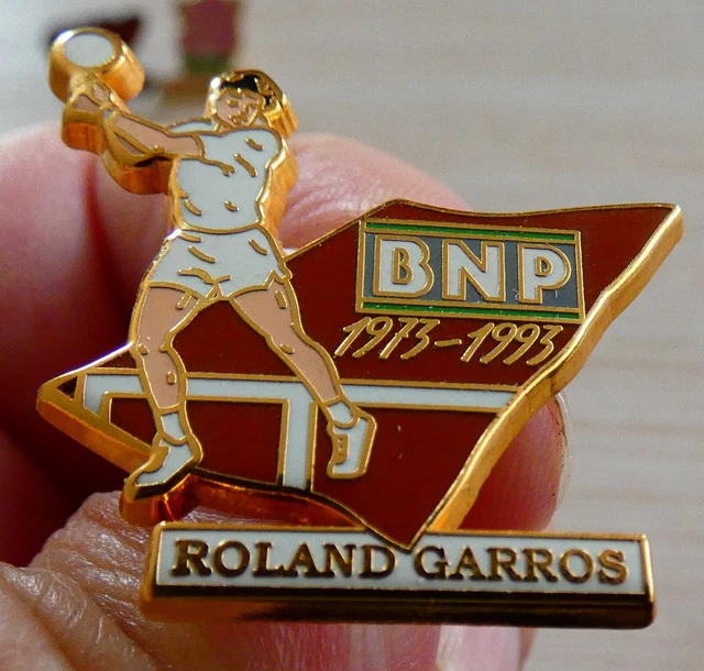 PIN'S ROLAND GARROS Bnp 1973 1993 Arthus Bertrand EUR 4,99 - PicClick IT