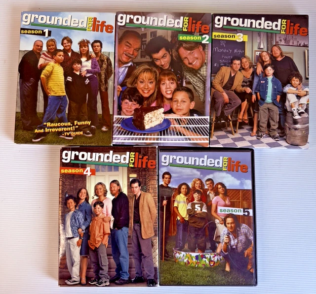 GROUNDED FOR LIFE: Complete Series Season 1 2 3 4 5 DVD Set 1 - 5 RARE ...
