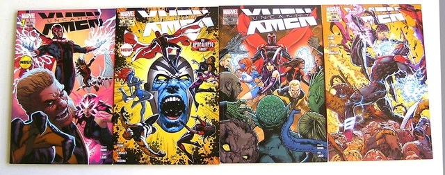 UNCANNY X-MEN - 1 2 3 4 komplett - Paperback Panini 2016-2017 EUR 48,00 ...