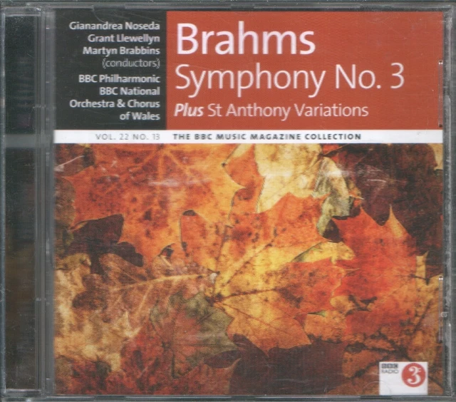 BRAHMS: SYMPHONY NO 3: Noseda + Schicksalslied & St Anthony Variations ...