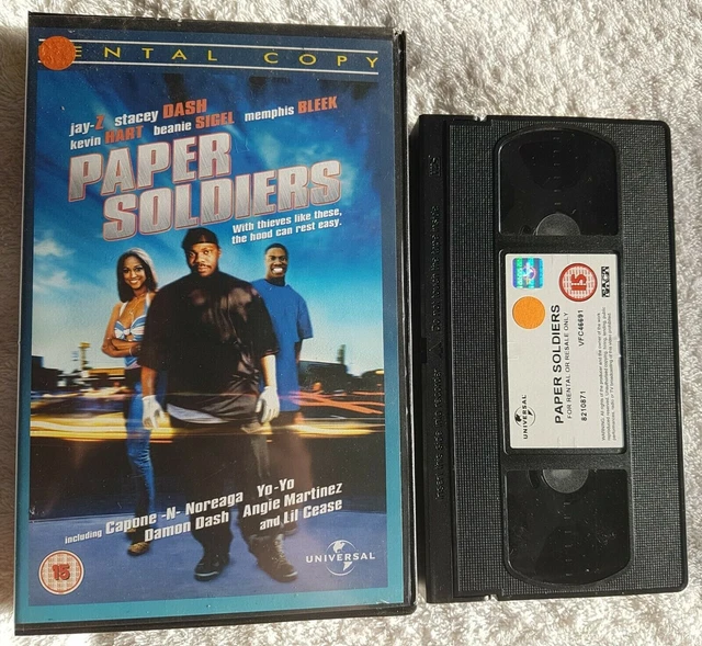 PAPER SOLDIERS (VHS) BIG BOX - Kevin Hart + Stacey Dash + Damon Dash ...