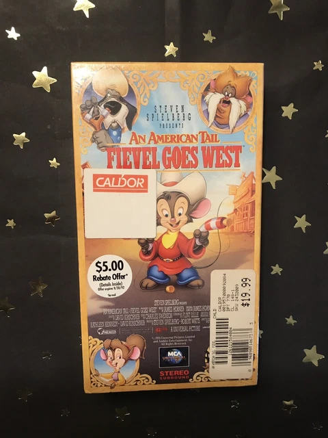 AN AMERICAN TAIL : Fievel Goes West {VHS} 1991- Steven Spielberg ...