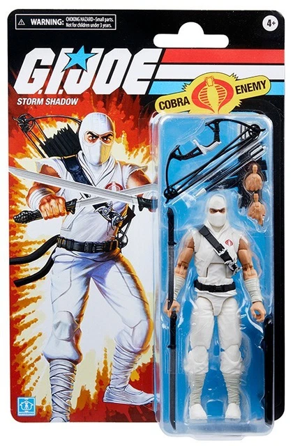 GI JOE CLASSIFIED Series Retro Cardback Storm Shadow 6" Figure Walmart ...