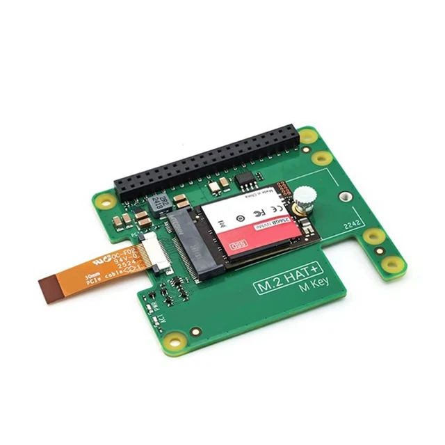 FOR 256GB SSD Kit M.2 HAT+NVME SSD Compatible with PCIe Gen3 for 5 ...