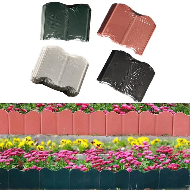 FLEXIBLE PLASTIC GARDEN Fence Easy Splicing Enduring Material Various ...