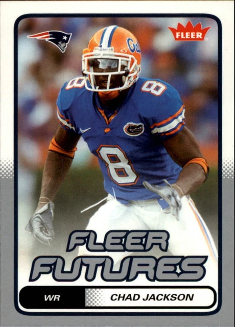 CARTE DE FOOTBALL 2006 Fleer argent New England Patriots #117 Chad ...