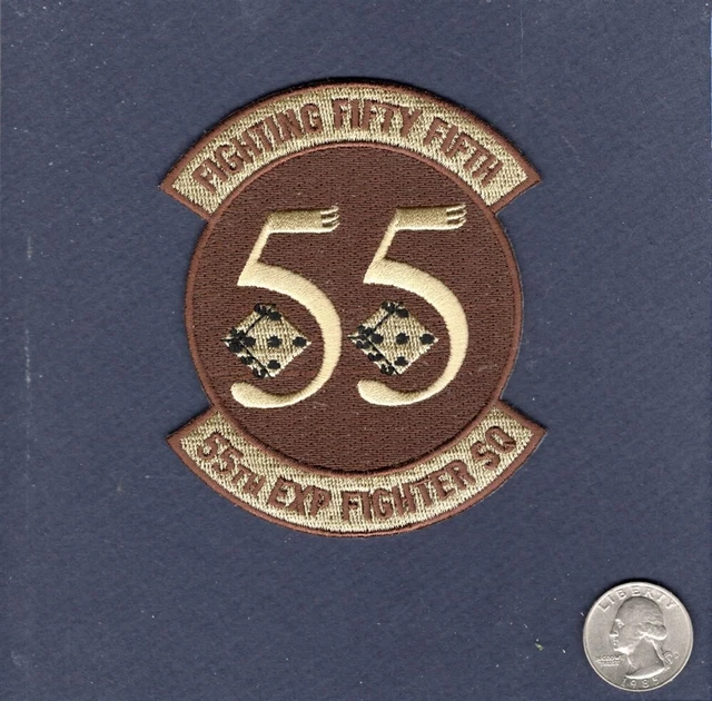 55TH EFS SHOOTERS USAF F-16 Falcon Sauvage Belette Fighter Escadron ...