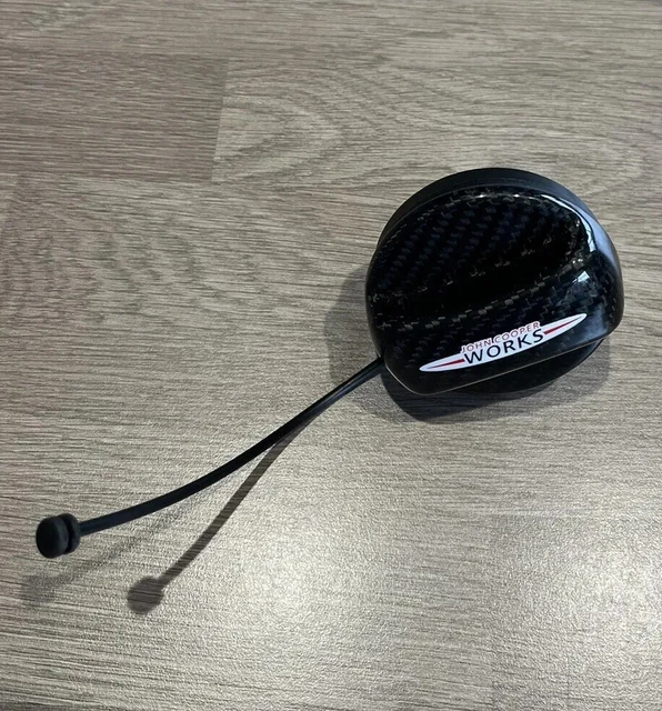MINI COOPER JCW Genuine Carbon Fibre Fuel Filler Cap Cover R56 R55 R53 ...