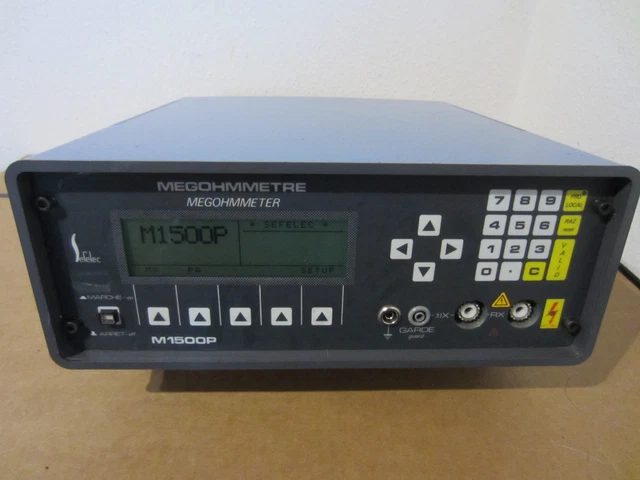 SEFELEC MEGOHMMETER M1500P Picoammeter*Gebraucht*Top Zustand*Agilent*Keysight EUR 112,11 ...