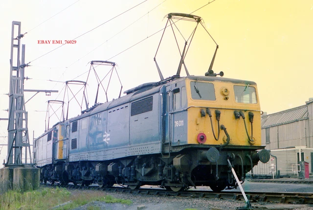 ORIGINAL NEG 35MM slide: Class 76 76011 & 76024 Guide Bridge £0.99 ...