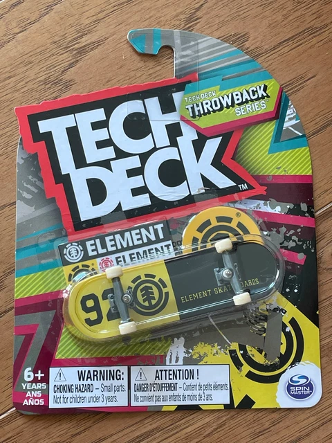 TECH DECK THROWBACK Rare Series Element Mini Skateboard 92 EUR 9,67 ...