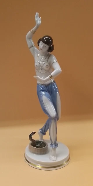 ROSENTHAL PORZELLAN FIGUR "Salambo" Tänzerin mit Schlange G.Oppel EUR ...