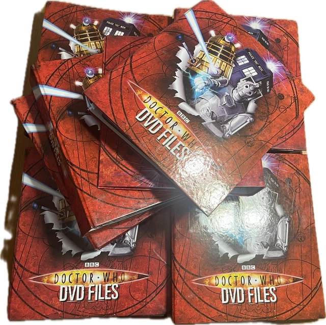 DOCTOR WHO DVD Files Magazines in 8 Binders Build-Up Encyclopaedia £35. ...