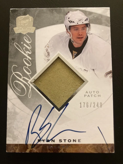 2008-09 UD THE Cup Rookie Autograph Patch Ryan Stone ed/249 (lesen ...