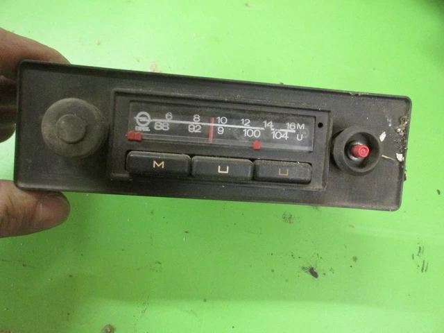 ALTES AUTORADIO OPEL grundig oldtimer vermutlich 70er oder 80er jahre ...