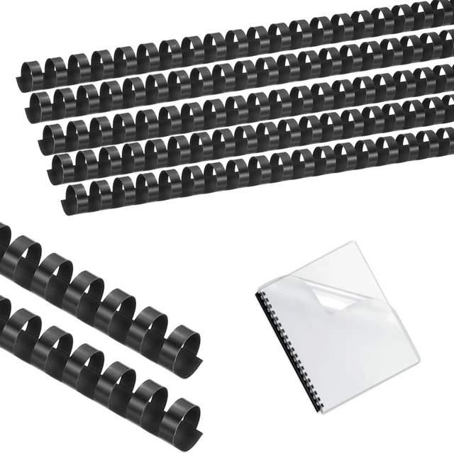 PLASTIC BINDING COMBS 16Mm Comb Binding Spines,50 Pcs 21 Rings Comb ...