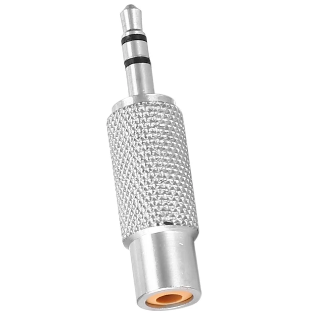 3,5 MM STEREO-STECKER auf Cinch-Mono-Buchse, Silberfarben U5Q41933 EUR ...