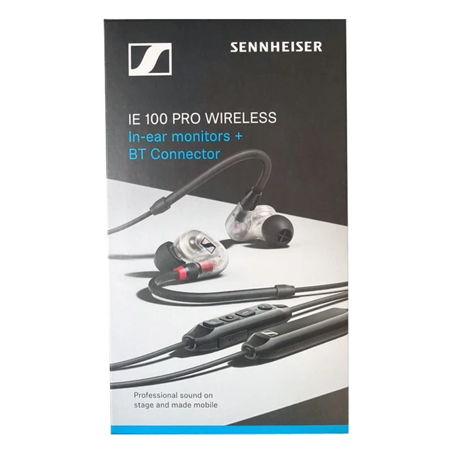 SENNHEISER IE 100 PRO Wireless Headphones (Clear) In-Ear Monitors + BT ...