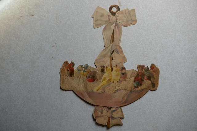 TRÈS GRAND CHROMO DECOUPIS carton ancien porte lettres 400 X 320 mm ...