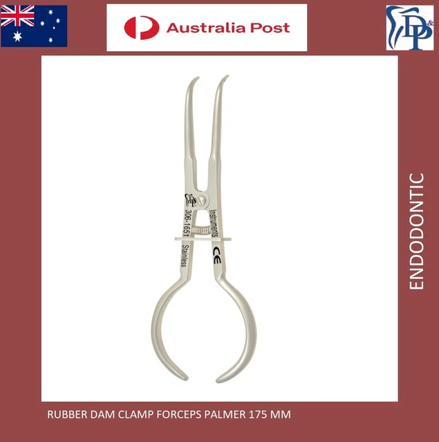 DENTAL ENDO RESTORATIV Rubber Dam Clamp Forceps Palmer 175 Mm £15.64 ...