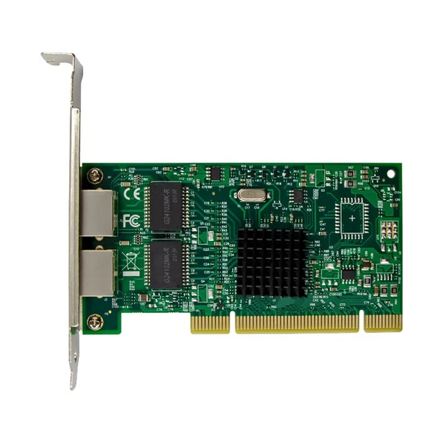 CARTE RÉSEAU PCI ST7250 Carte Réseau Gigabit Port Puce I82546 Prise en ...