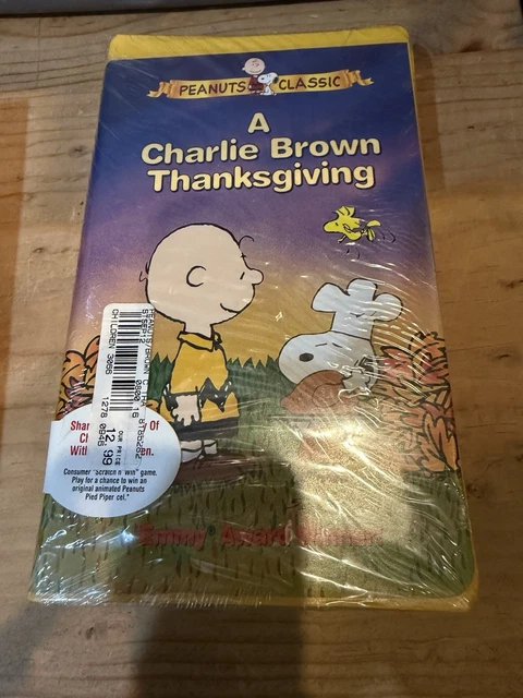A CHARLIE BROWN Thanksgiving VHS 1973 Peanuts Classic Brand New Factory ...