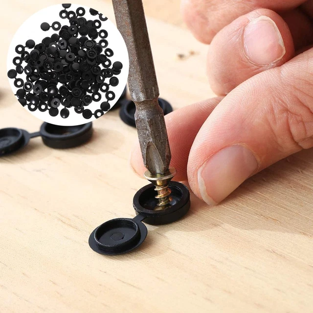 100PCS SCREW HOLE Covers Furniture Screws Protection Caps Dust Plugs ...
