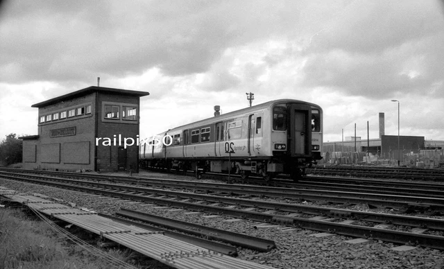 ORIGINAL RAILWAY NEGATIVE. Wigan Wallgate signal box and DMU. 1989. £3.99 - PicClick UK
