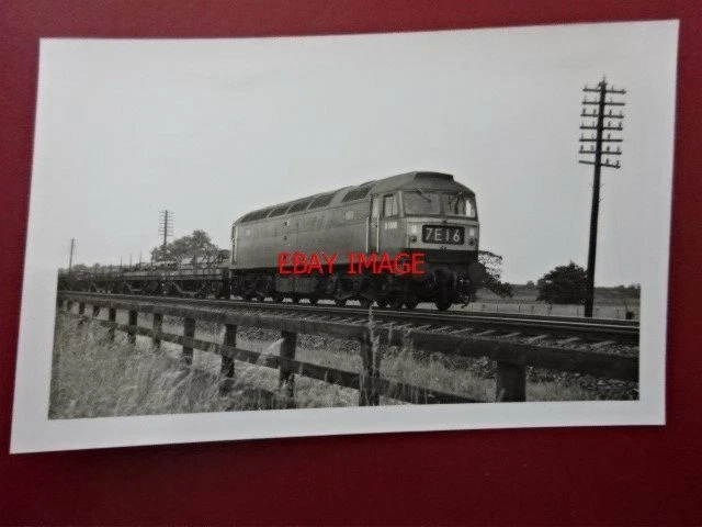 PHOTO BR Class 47 Loco No D1568 Passing Burn 1964 £4.00 - PicClick UK