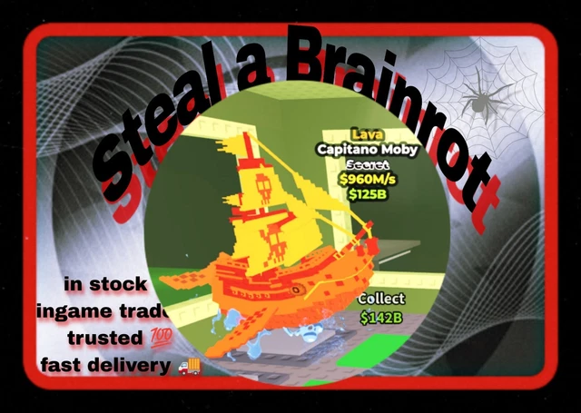 🔥LAVA CAPITANO MOBY Secret Roblox Steal a Brainrot EUR 79,99 - PicClick DE