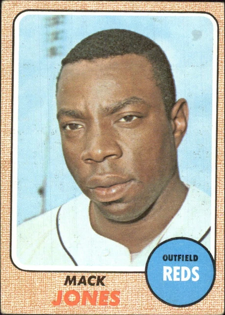 CARTE DE BASEBALL 1968 Topps #353 Mack Jones - très bon état EUR 2,20 ...