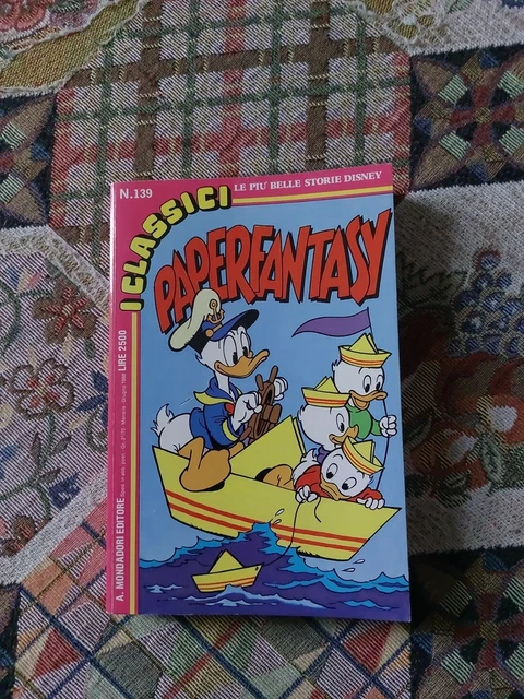 WALT DISNEY CLASSICI Disney Seconda Serie Del 1988 N. 139 Paper Fantasy ...