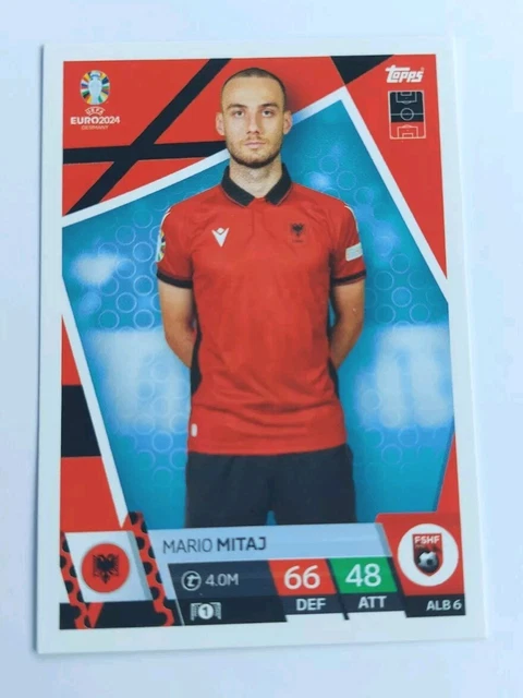 ATTAX PARTITA UEFA Euro Germania 2024 Mario Mitaj Albania #ALB 6 EUR 1 ...