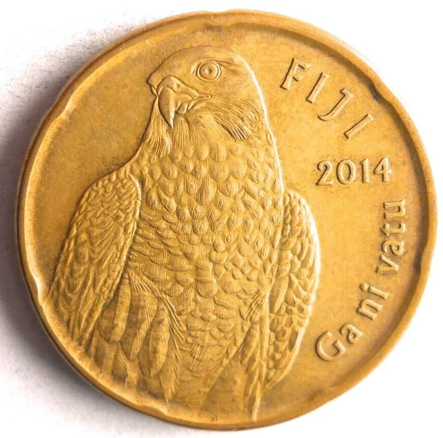 2014 FIJI 2 DOLLARS - PEREGRINE FALCON - Excellent Coin FIji Bin Z $12. ...