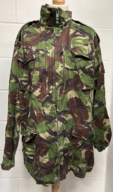 BRITISH MILITARY WOODLAND DPM Camouflage Temperate Combat Field Jacket ...
