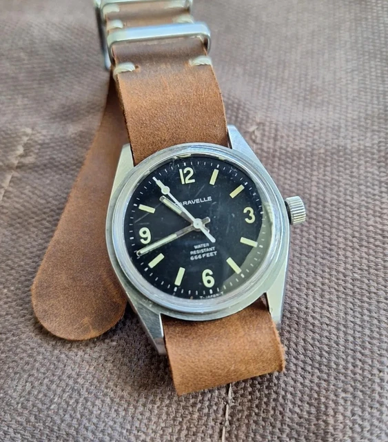 CARAVELLE BY BULOVA Sea Hunter 666 piedi Devil Explorer pelle 1970 EUR ...