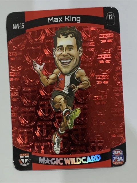 2021 AFL TEAMCOACH Magic Wildcard St Kilda Max King Mw15 Team Coach EUR ... 2021 AFL TEAMCOACH Magic Wildcard St Kilda Max King Mw15 Team Coach EUR ...