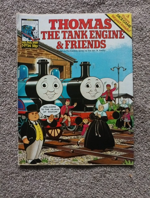 THOMAS THE TANK Engine And Friends Vintage Comics #33 #34 #38 #39 #41 £ ...