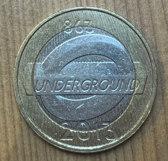 2013 £2 COIN. LONDON UNDERGROUND Two Pound Coin Rare £3,000.00 ...