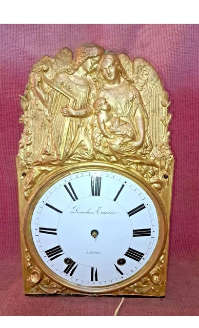 ANCIEN MECANISME MOUVEMENT Horloge Comtoise Carillon Pendule Xix EUR 30 ...