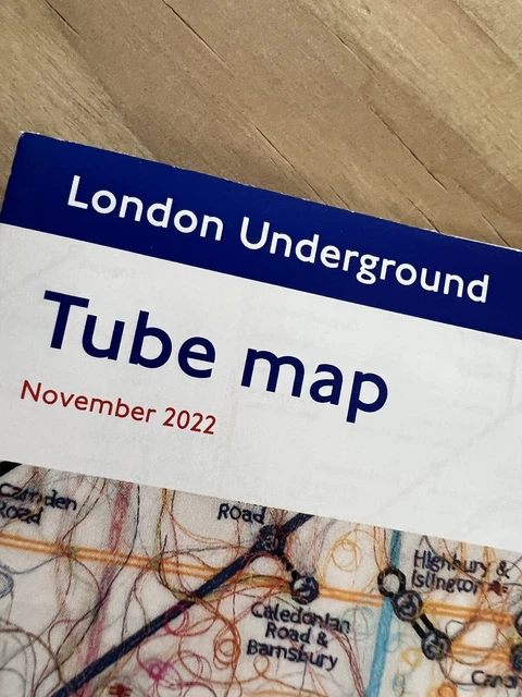LONDON UNDERGROUND POCKET Tube Map - November 2022 - With Elizabeth ...