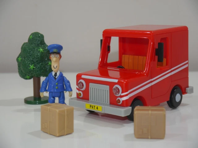 POSTMAN PAT TOYS SDS Special Delivery Van Pat 4 (RARE) Pat Parcels Tree ...