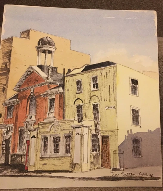 ORIGINAL WATERCOLOUR PAINTING of West Greenwich Library by Tim Sabben ...
